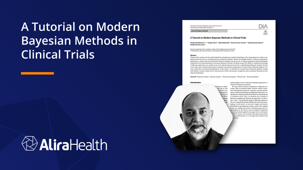 A Tutorial on Modern Bayesian Methods in Clinical Trials | Alira Health